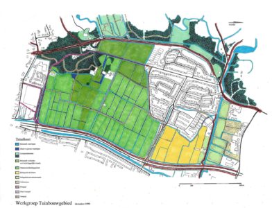 Ligging Westelijk Tuinbouwgebied - Tuin van Haarlem